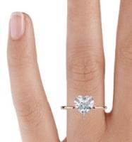 China Engagement Bands or Rings Elegant White Gold Plated Heart Ring for Women's Jewelry for sale