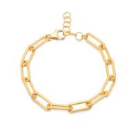 China Thicker Brass Bracelet 18K Gold Chain for Men and Women in Various Lengths by Karen for sale