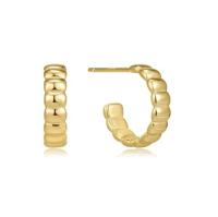 China Customized Logo 925 Sterling Silver Small Hoop Earrings for Girls Classic Design for sale