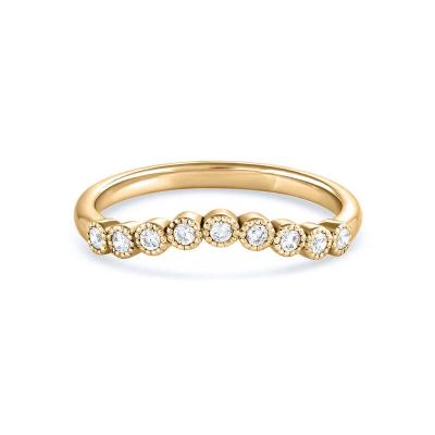 China Classic Design Contour Band Gold Plated 925 Sterling Silver Ring for Women Best Seller for sale