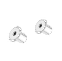 China FEDEX Express Silver Plated Screw Back for Children's Earrings in 925 Sterling Silver for sale