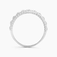 China 925 Sterling Silver CLASSIC Style Wholesales Stackable Women's Ring With Gold Plated Beads for sale