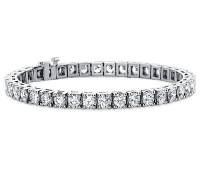 China 925 Sterling Silver Gold Plated 3mm Moissanite Diamond Tennis Bracelet Stone Color Option for sale