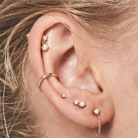 China Mother of White Pearls 925 Sterling Silver Drop Women's Handmade Earrings for Girls for sale
