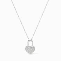 China Trendy Gold Plated 925 Sterling Silver Heart Locket Charm Pendant Necklace for sale