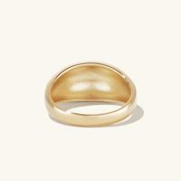 China Bold Design 925 Sterling Silver Dome Ring for sale