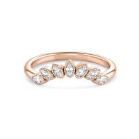 China 925 Sterling Silver CZ Gemstone Diamond Ring Stackable Wedding Ring Jewelry for sale
