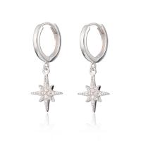 China Luxury Starburst Gold Plated Hoop Earrings 925 Gold Plated Small Hoop Earrings for sale