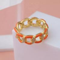 China 925 Sterling Silver Twist Ring Gold Plated Enamel Women'S Engagement Bands for sale