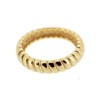 China Width 6mm Silver Twist Engagement Ring 18K Gold Rhodium Color Twist Silver Ring for sale
