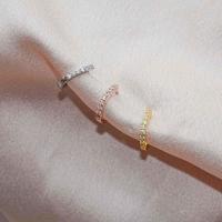 China ODM 925 Sterling Silver Hoop Earrings Medium With Small 18K Gold Vermeil Plating for sale