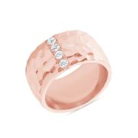 China Size 6 - Size 10 Mens Eternity Band 18K Gold Plated Brass Rings for sale