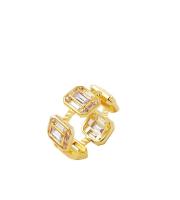 China Emerald White CZ Women Eternity Band Baguette 18K Gold 925 Sterling Silver Rings for sale