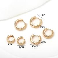 China Eco Friendly 18K Gold Plated Multi Small Dot Beads Hoop Earrings For Women Girls 2021 for sale