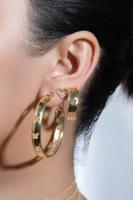 China Brass/Copper/925 Sterling Silver Heart Stud Earrings with Full Pave CZ Heart Size 8mm for sale