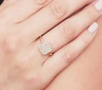 China 2024 Rings Brazilian Pave White CZ Silver Ring for Fine Jewellery Fashion Accessories for sale