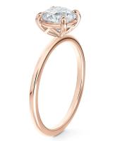 China 925 Sterling Silver Brazilian Round White CZ Engagement Ring Fine Jewelry Accessories for sale