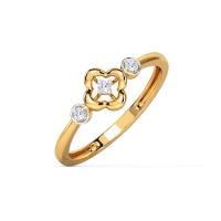 China Rings for Unisex 925 Sterling Silver Triad Clover Ring on Brazilian Ring Band Jewelry for sale