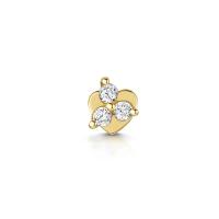 China OEM Constella Stud Earrings 925 18k White Gold Stud Earrings for sale