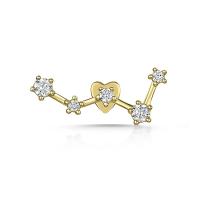 China OEM Constella Stud Earrings 925 18k White Gold Stud Earrings for sale