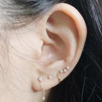 China OEM Constella Stud Earrings 925 18k White Gold Stud Earrings for sale