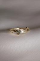 China Solid Gold Angel Name Ring for Women Handmade Glitter 925 Sterling Silver Modern N/A for sale