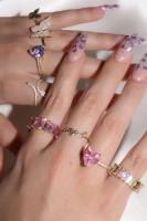 China Solid Gold Angel Name Ring for Women Handmade Glitter 925 Sterling Silver Modern N/A for sale