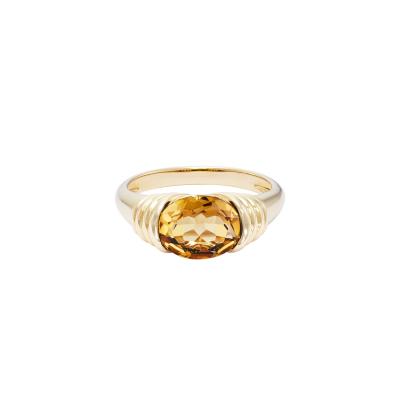 China Heirloom Golden Cubic Zircon 925 Sterling Silver For Women'S Wedding Rings for sale