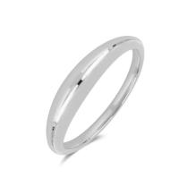 China Flat 18K Gold Plated Boho 925 Sterling Silver Stacking Women's Rings for sale