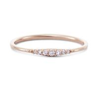 China Simply 14K Gold Plated Handmade Stacking Thin 925 Sterling Silver Rings for sale