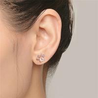 China Adorable Look Children's Animal Footprints Stud Earrings In 925 Sterling Silver Brass for sale