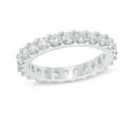 China Gold Plated Classic Italian 925 Sterling Silver Eternity Rings for Girls' Accessories for sale