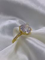 China Micro Insert Inlay Technology Heart Cut CZ Stone 925 Sterling Silver Engagement Rings for sale