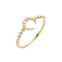 China Men's Fine Sterling Silver 925 Custom Moon Ring with 14k 18k 24K Gold from Brazil 2022 for sale