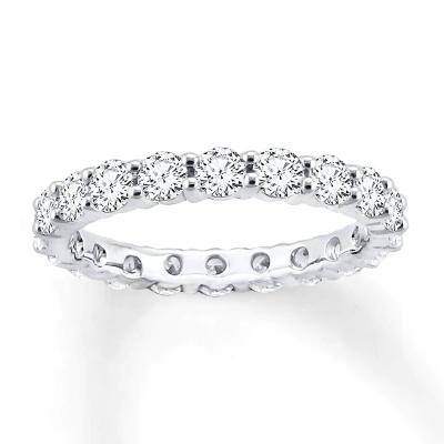 China 925 Sterling Silver CZ Simulated Sapphire Stackable Ring Set featuring Customized Size for sale