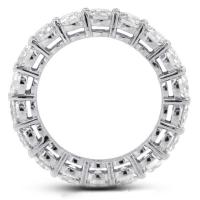 China 925 Sterling Silver 4mm CZ Eternity Band Ring ECO-Friendly Yes Plating Rose Gold for sale