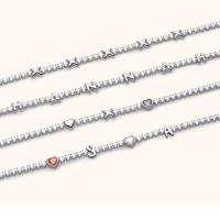 China OEM Classic Brass Tennis Star Pendant Necklace With Brilliant Cubic Zircon Stones for sale
