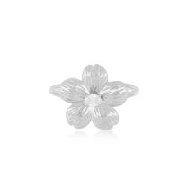 China Forever Flower 18K Gold Plated Oval CZ Women's Ring in 925 Sterling Silver Jewelry for sale