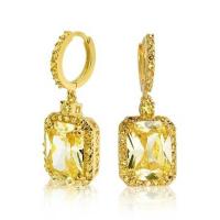 China 925 Sterling Silver Material Type Top Sales White Gold Plated Dangle Bridal Earrings for sale