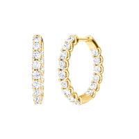 China 925 Sterling Silver Fine Jewelry Hoop Earrings Perfect for Any Occasion for sale