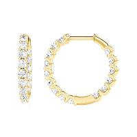 China 925 Sterling Silver Fine Jewelry Hoop Earrings Perfect for Any Occasion for sale