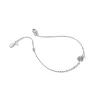 China 925 Sterling Silver Heart Bracelet with Zircon for Women for sale