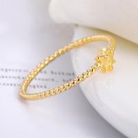 China 925 Sterling Silver Moon Sun Ring 18K Gold Plated Unisex Jewelry for sale