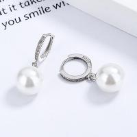 China Elegant White Pearl Jewelry with 925 Sterling Silver and Rhodium Plated AAA Grade Pearl for Women's Wedding Wear for sale