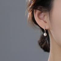 China Elegant White Pearl Jewelry with 925 Sterling Silver and Rhodium Plated AAA Grade Pearl for Women's Wedding Wear for sale