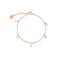 China 925 Sterling Silver AAAA Grade Freshwater Pearl Charm Bracelet for Women and Men for sale