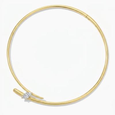 China YUNCHENG New Arrival 18K Gold Plated Choker for Women Fashion Jewelry for sale