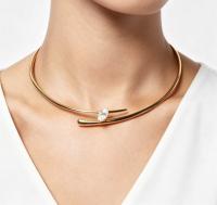 China YUNCHENG New Arrival 18K Gold Plated Choker for Women Fashion Jewelry for sale
