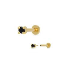 China YUNCHENG High Quality Cubic Zircon 925 Silver Flat Back Earrings for sale