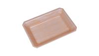 China Stripped Round Oval Disposable Plastic Lunch Box Custom With Lid for sale